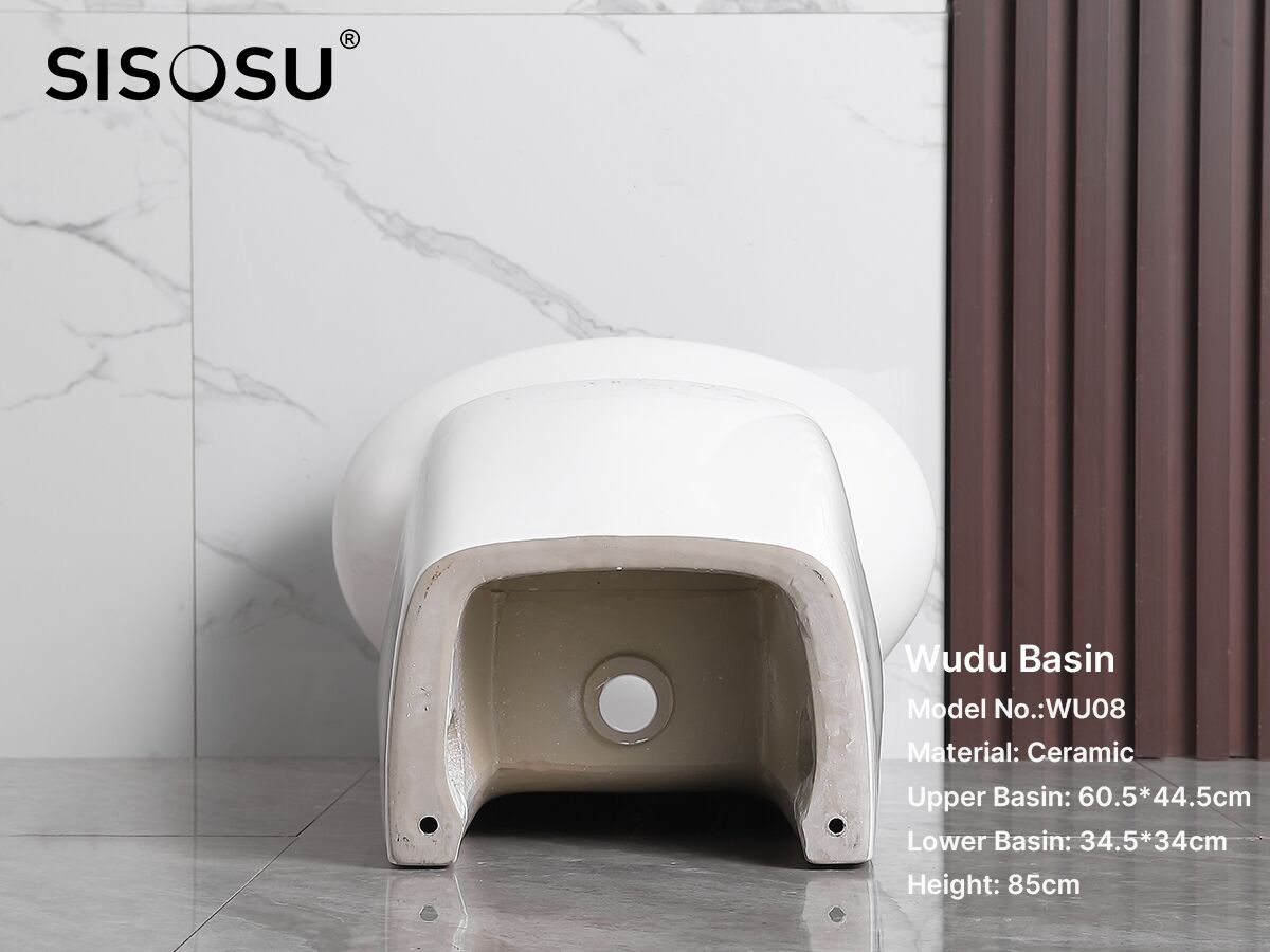 Dual Level Wudu Basin Plus – Space-Saving Floor Standing Wudu Station ...