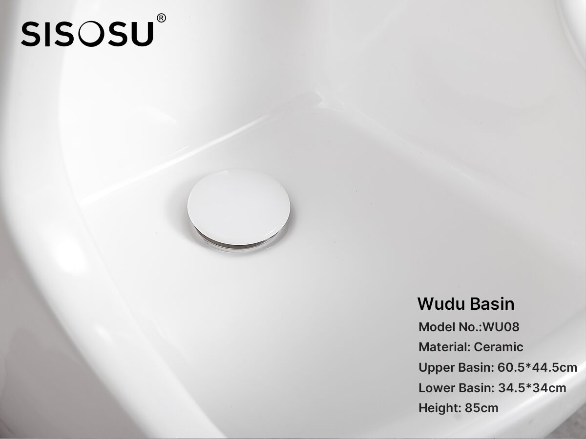 Dual Level Wudu Basin Plus – Space-Saving Floor Standing Wudu Station ...